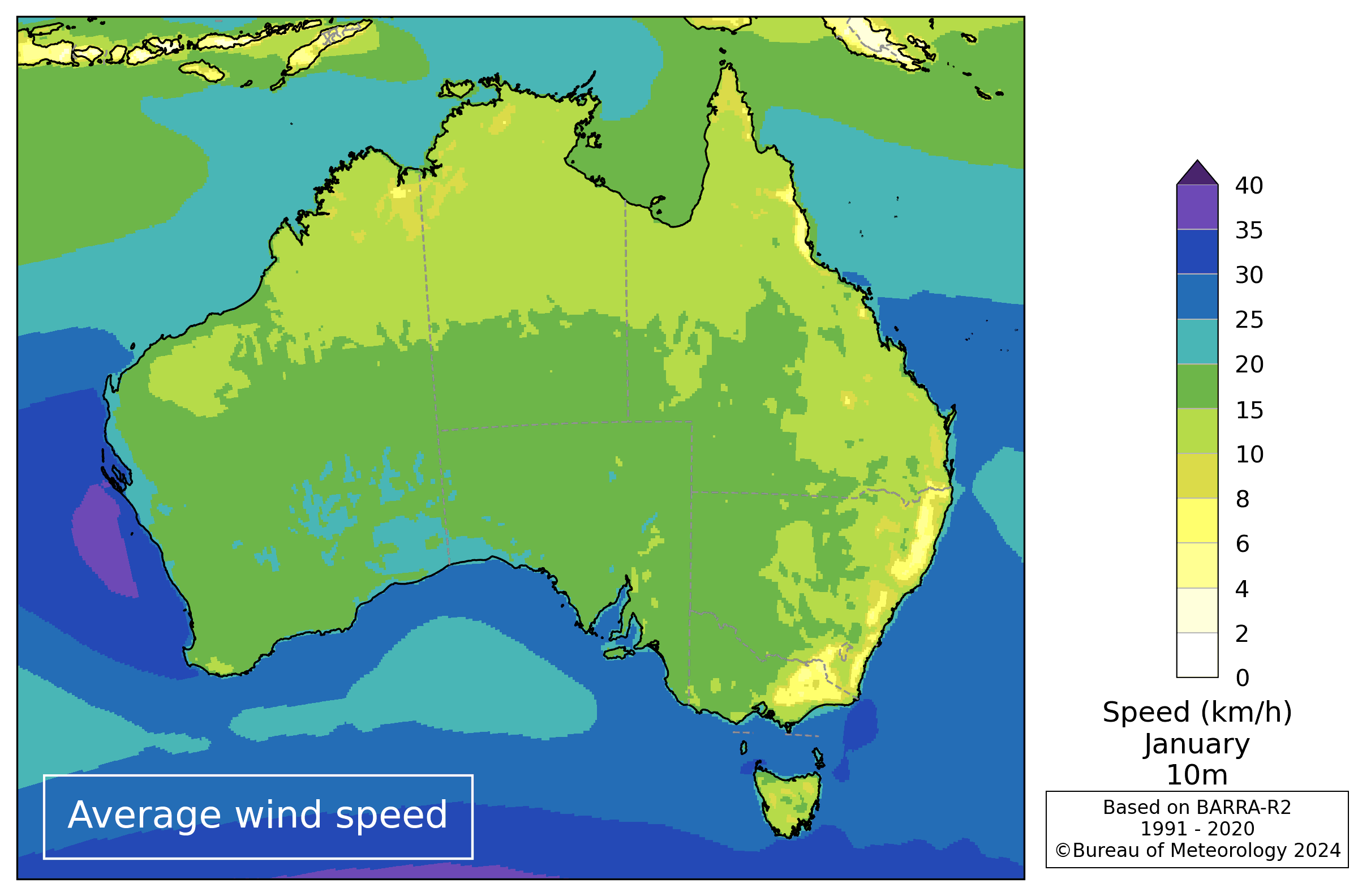 Average Monthly Wind Velocity Maps Bureau Of Meteorology Average Monthly Wind Velocity Maps Bureau Of Meteorology