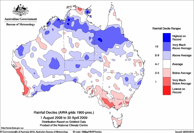 Where Do Cyclones Occur In Australia Map