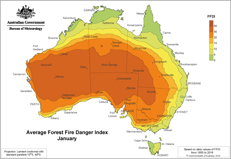 Fire Danger Index Rating