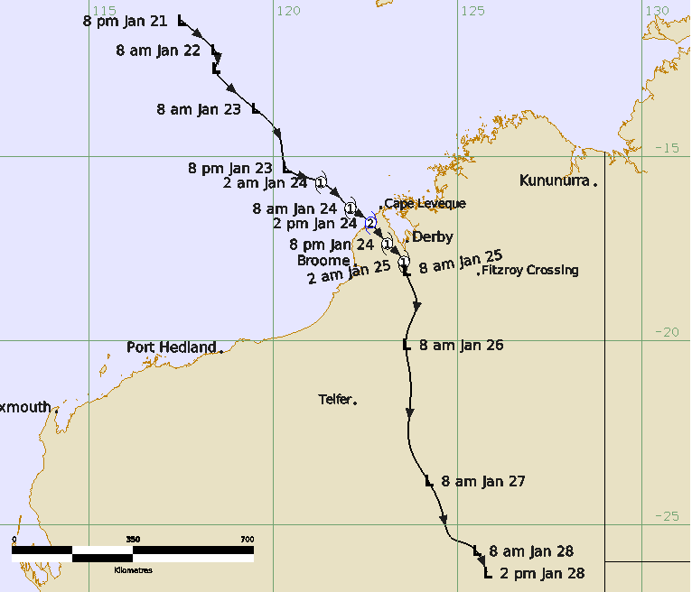 Tropical Cyclone Luana