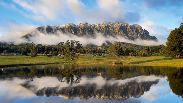 A foggy mountain scene in the 2026 Australian Weather Calendar | The ...