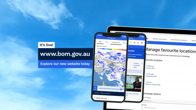 The Bureau of Meteorology’s new website is now live | The Bureau of ...