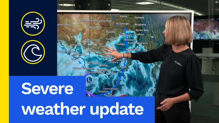 Severe weather update: Damaging winds and coastal hazards for SE Aus ...
