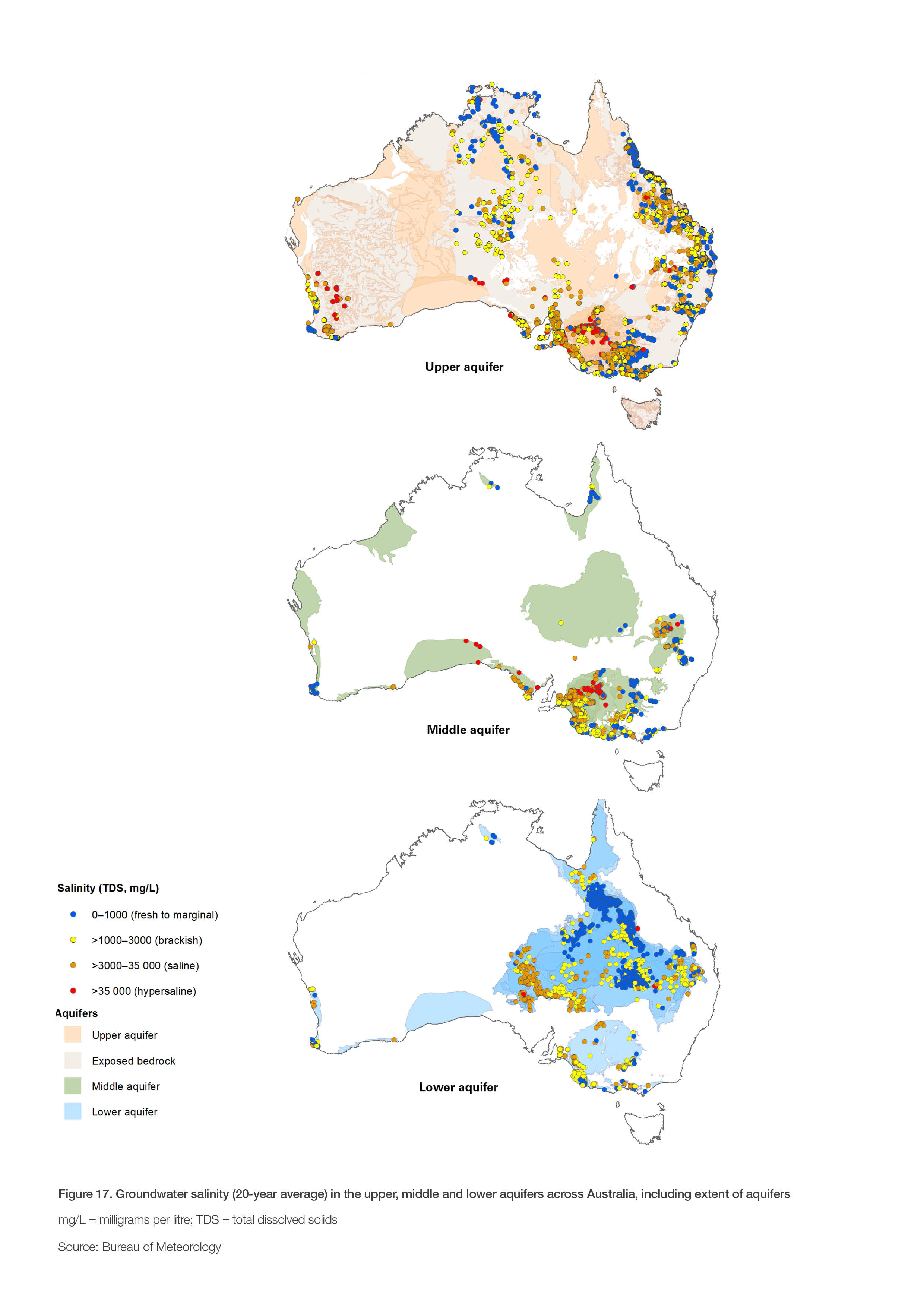 High resolution images: Water in Australia 2013-14 summary: Water ...